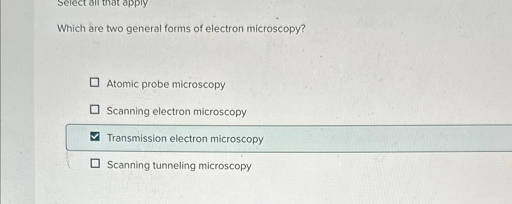 Solved Which are two general forms of electron | Chegg.com