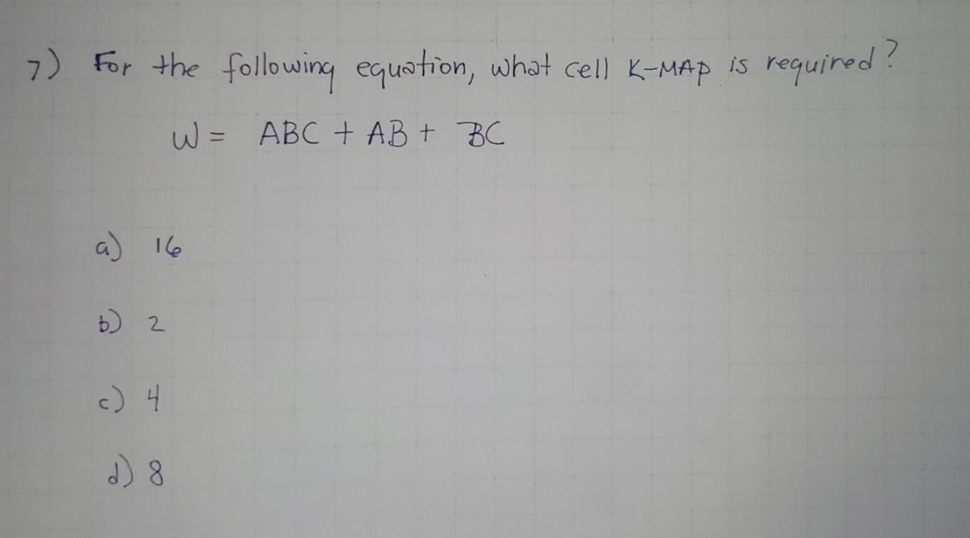 Solved 6) which KMap is incorrect CD AB о BI 11 1o o ABY А A | Chegg.com