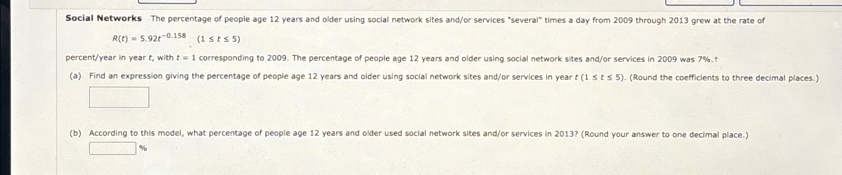 Solved )≤t≤(5percent/year in year t, ﻿with t=1 | Chegg.com