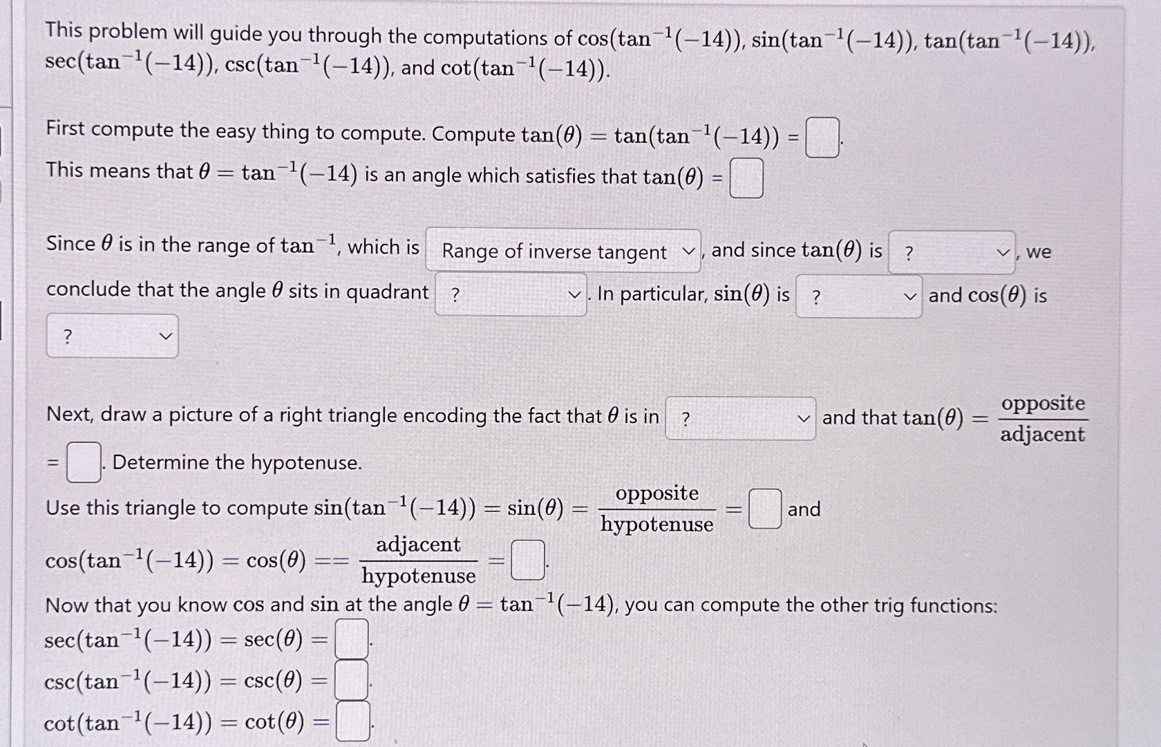 Solved This problem will guide you through the computations | Chegg.com