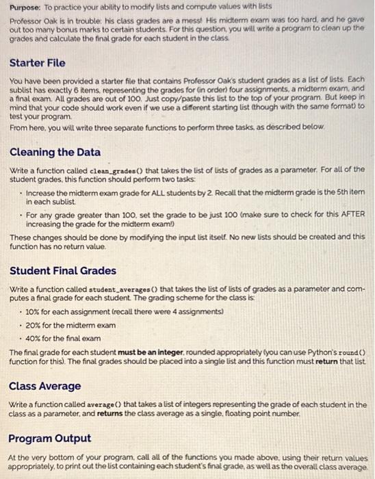 Solved I have almost finished this question. The code runs, | Chegg.com