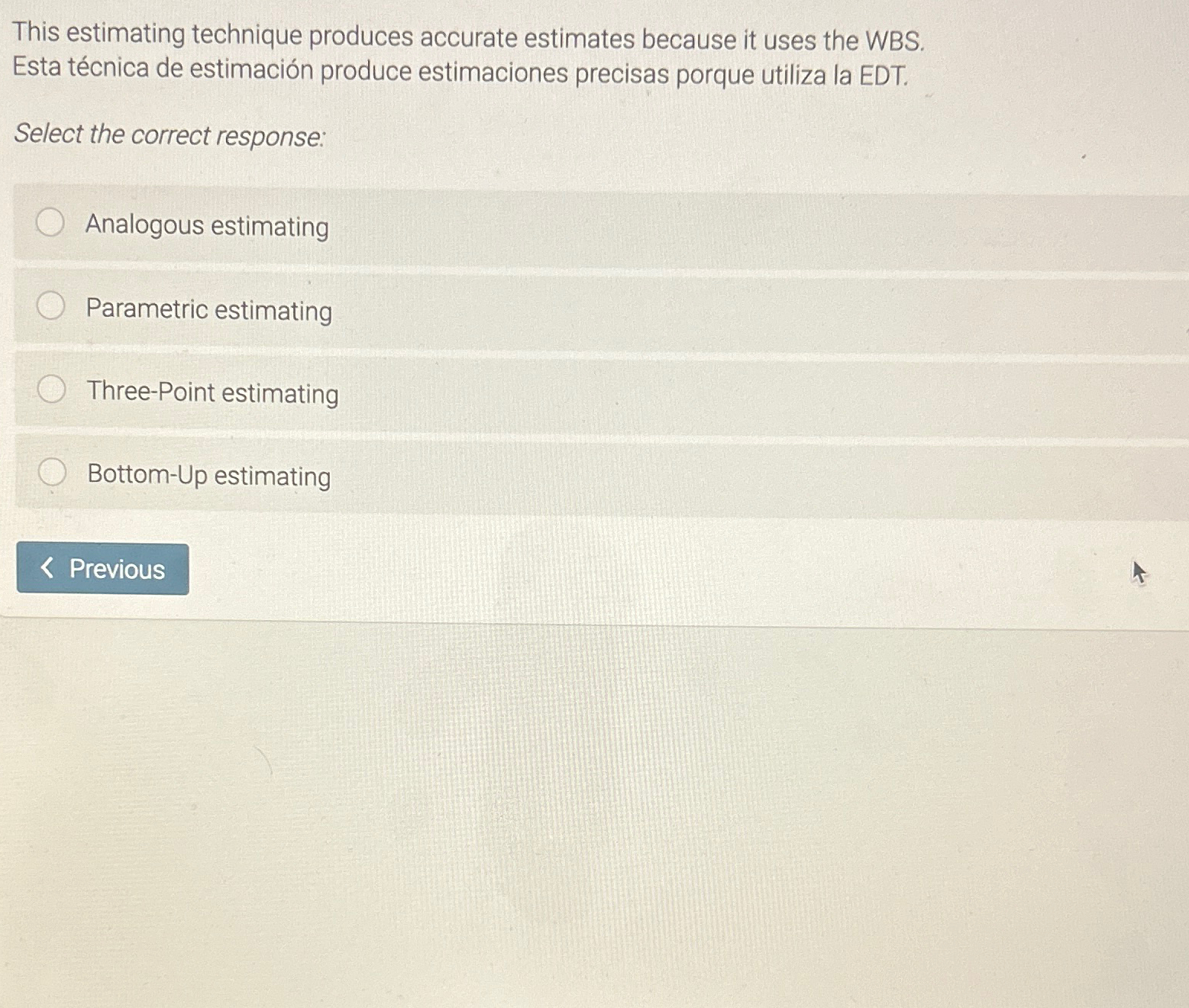 Solved This Estimating Technique Produces Accurate Estimates