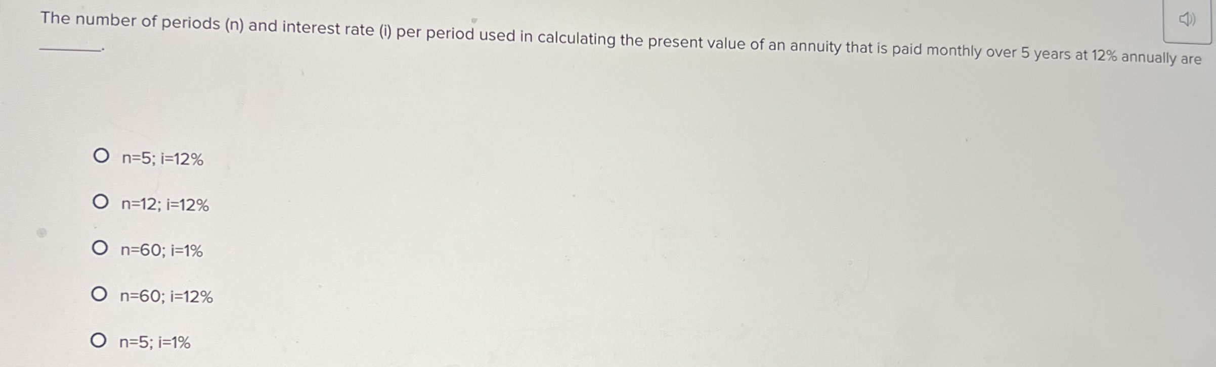 Solved The number of periods (n) ﻿and interest rate (i) ﻿per | Chegg.com