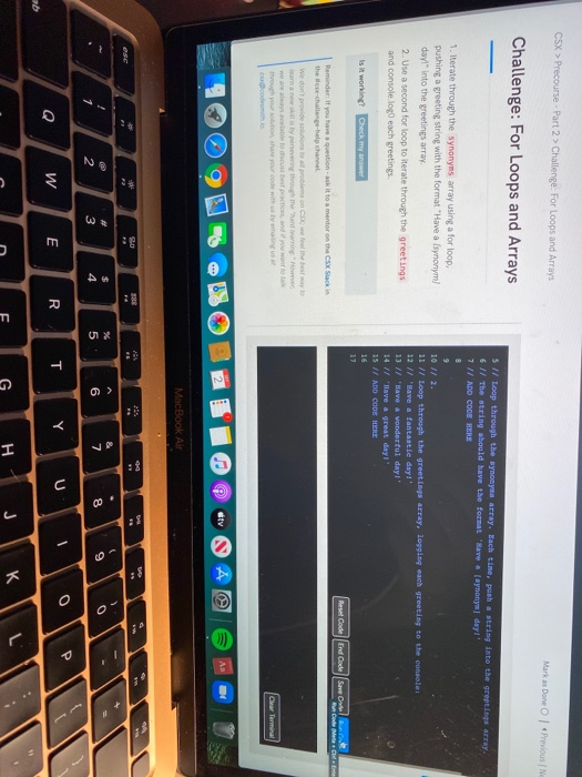 nauenge: For Loops and Arrays P Challenge: For Loops | Chegg.com