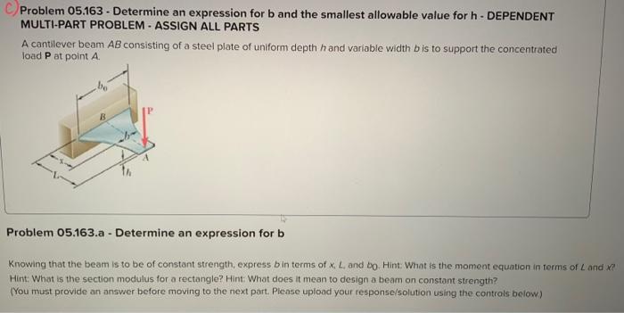 Solved Problem 05.128 - Determine an expression for the | Chegg.com