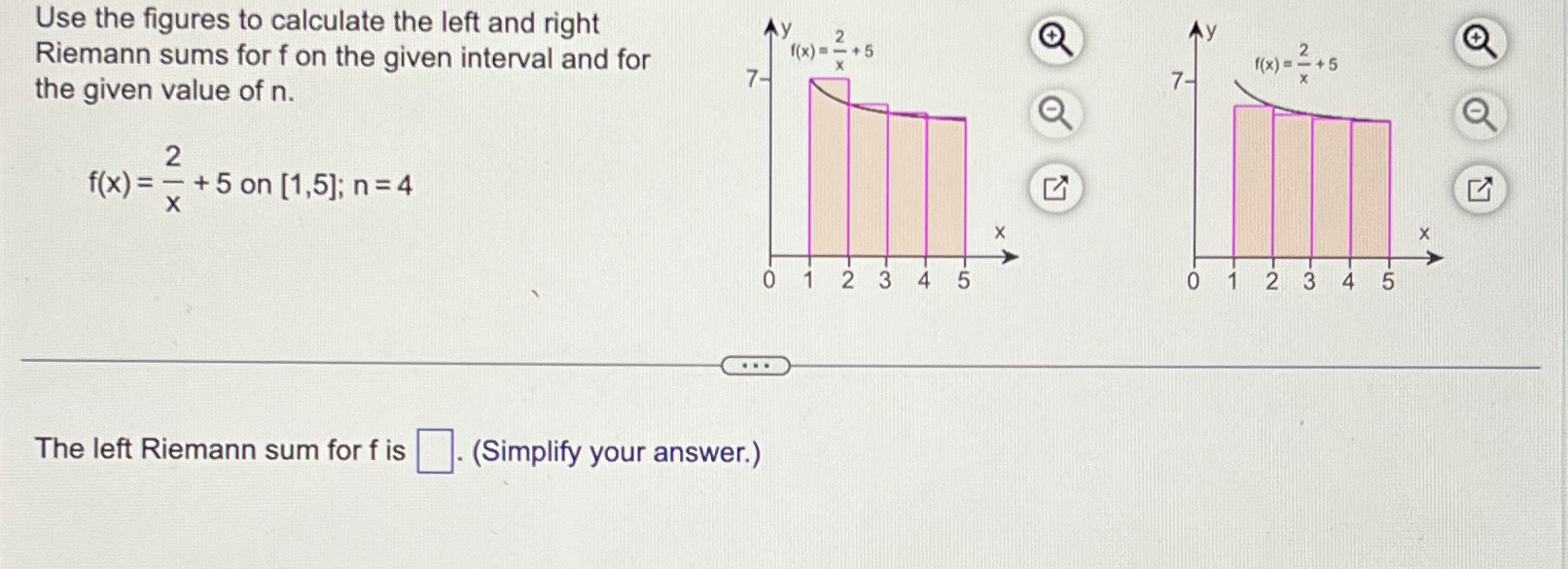Solved Use the figures to calculate the left and right | Chegg.com