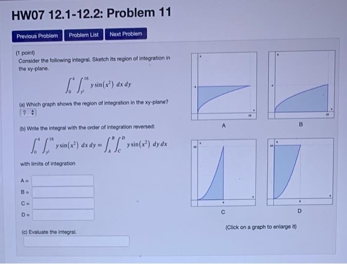Solved Hw07 121 122 Problem 11 Previous Problem Problem 