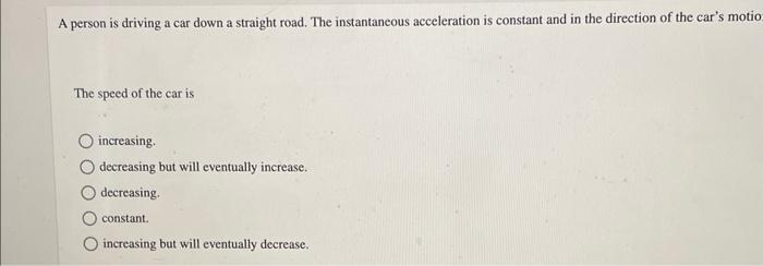 Explain the difference between average speed and | Chegg.com