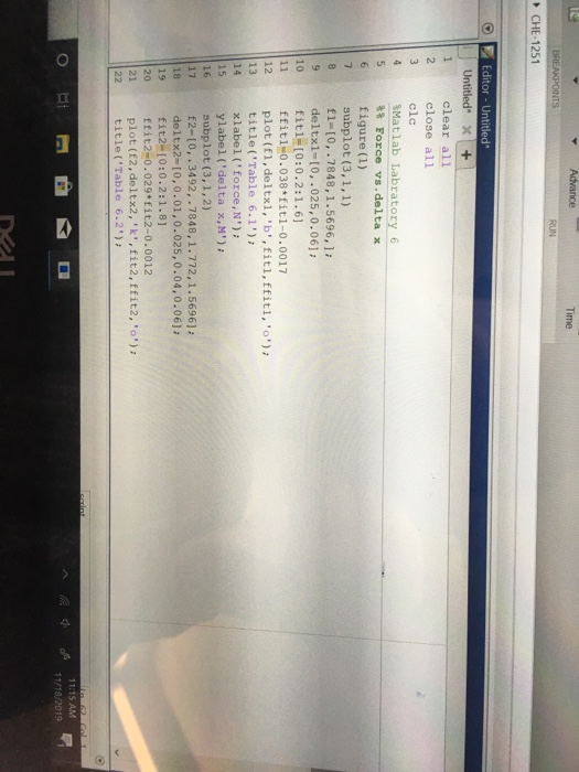 Solved 5 Write A Matlab Script That Calculates The Area Of 0309