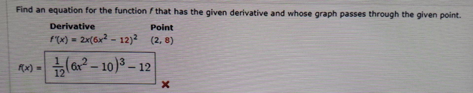 Solved Find an equation for the function f that has the | Chegg.com