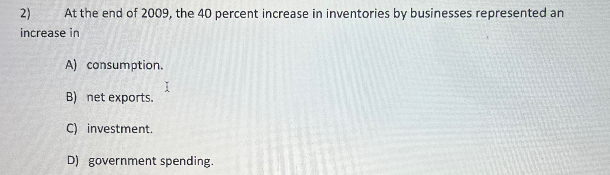 Solved At the end of 2009 , ﻿the 40 ﻿percent increase in | Chegg.com