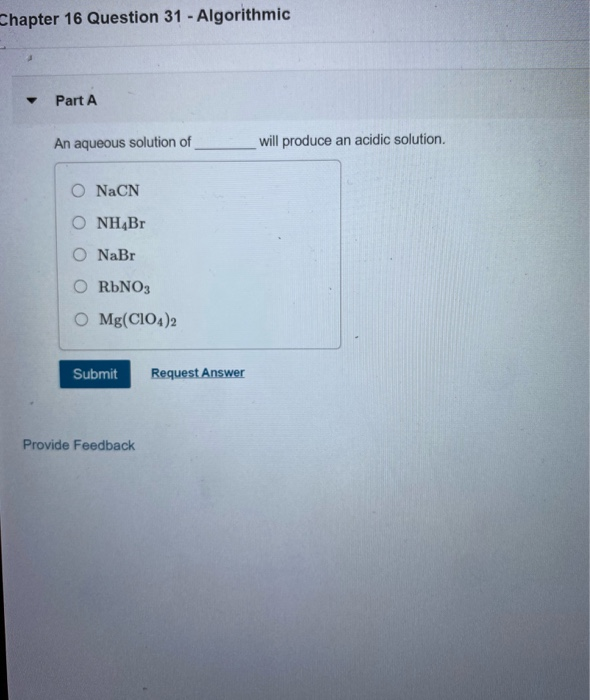 Solved Chapter 16 Question 31 - Algorithmic Part A An | Chegg.com