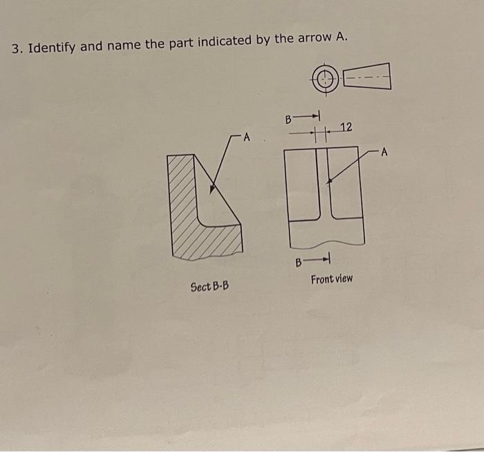 Solved 3. Identify and name the part indicated by the arrow | Chegg.com
