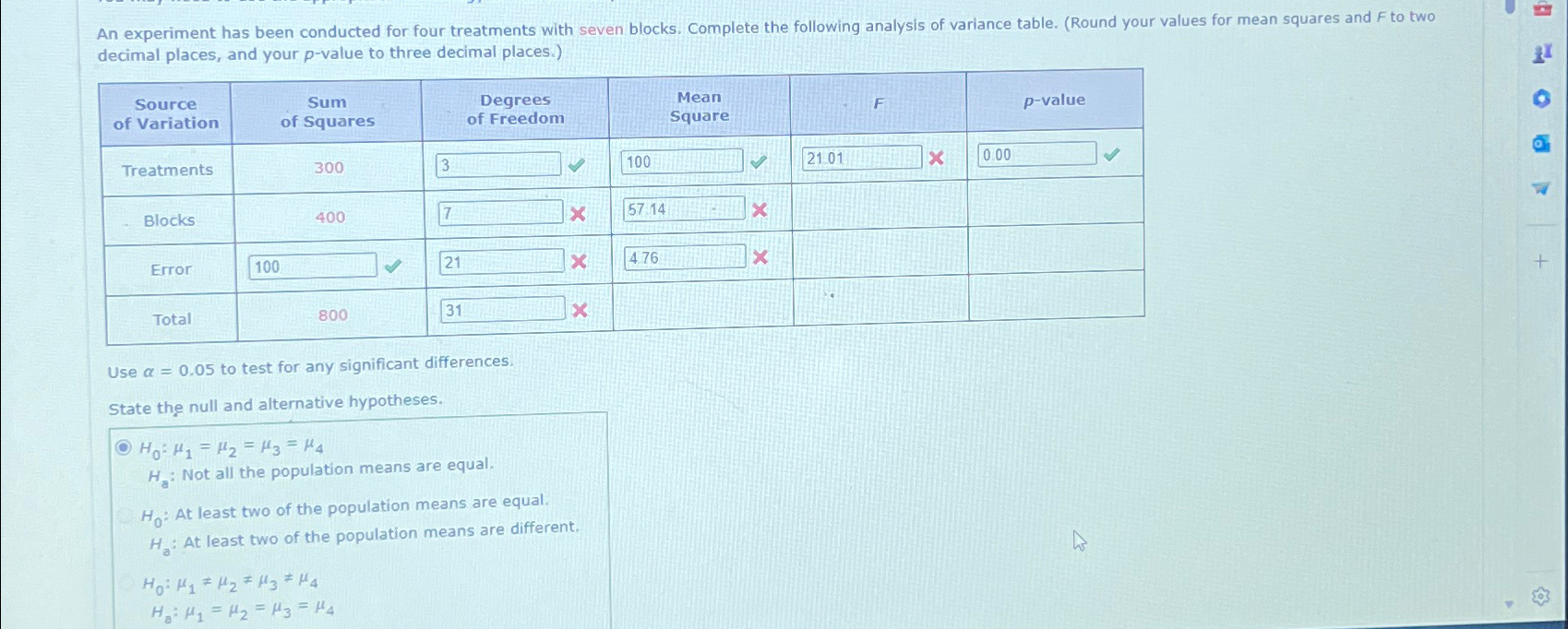 Solved decimal places, and your p-value to three decimal | Chegg.com