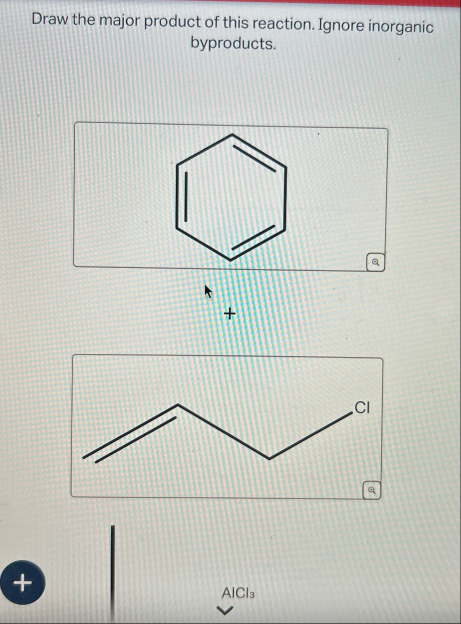 Solved Draw the major product of this reaction. Ignore | Chegg.com