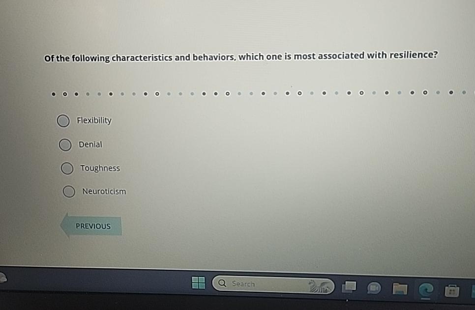 Solved Of the following characteristics and behaviors, which | Chegg.com