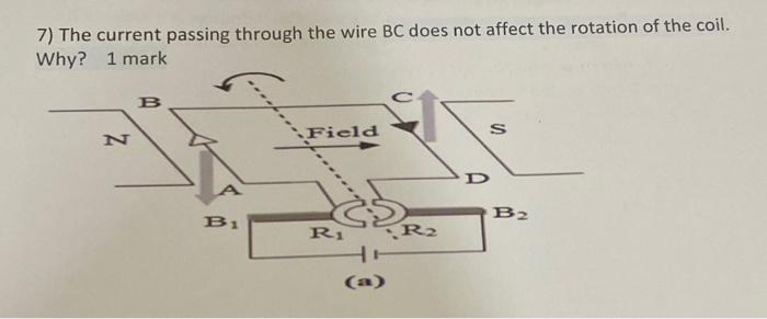 Solved The current passing through the wire BC does not | Chegg.com