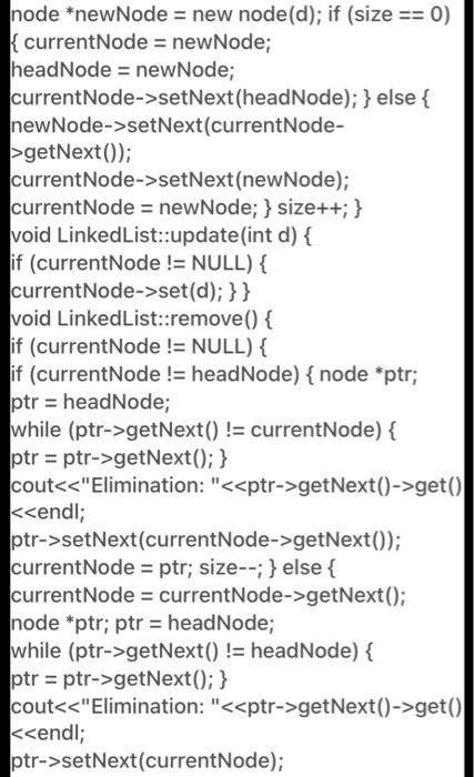 Solved Include Using Namespace Std Class Node Private