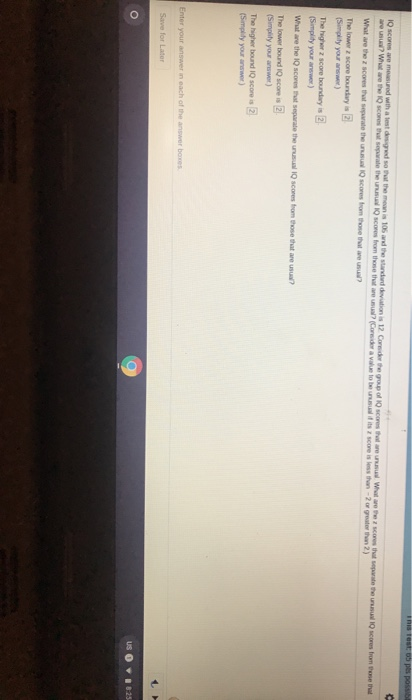 Solved Instest opes poss 10 scores e m ured with a los d e | Chegg.com