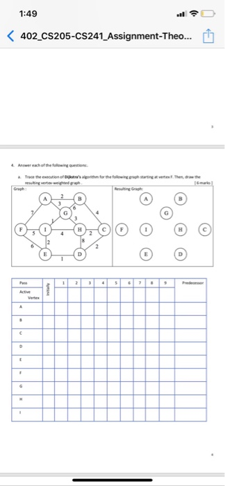 Solved 1:49 ( 402_CS205-CS241_Assignment-Theo... 1 4. Answer | Chegg.com