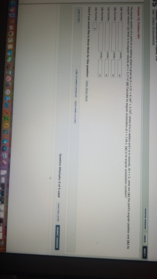 Solved JS Help System Announcements PRINTER VERSION | Chegg.com