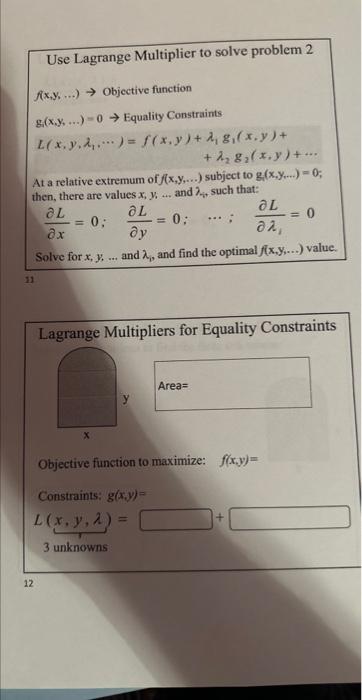 Solved CALCULUS OPTIMIZATION EXAMPLE Find the minimum | Chegg.com