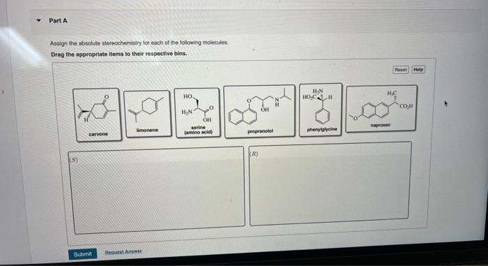 Solved Assign the absolute stereochemistry for each of the | Chegg.com Solved Assign the absolute stereochemistry for each of the | Chegg.com