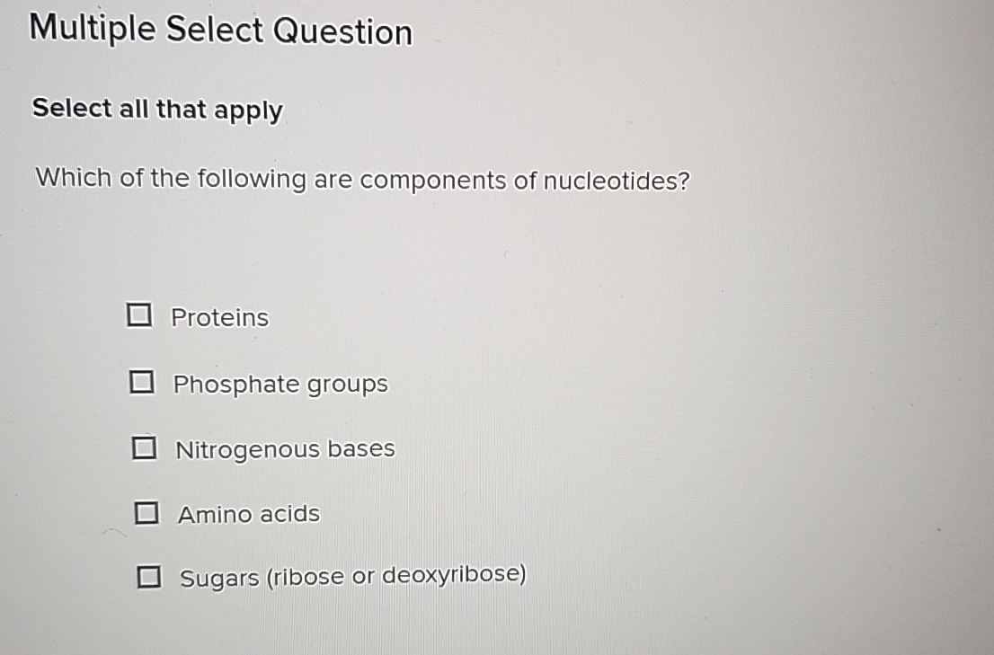 Solved Multiple Select QuestionSelect all that applyWhich of | Chegg.com