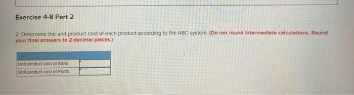 Solved 1. Compute the activity rate for each activity cost | Chegg.com