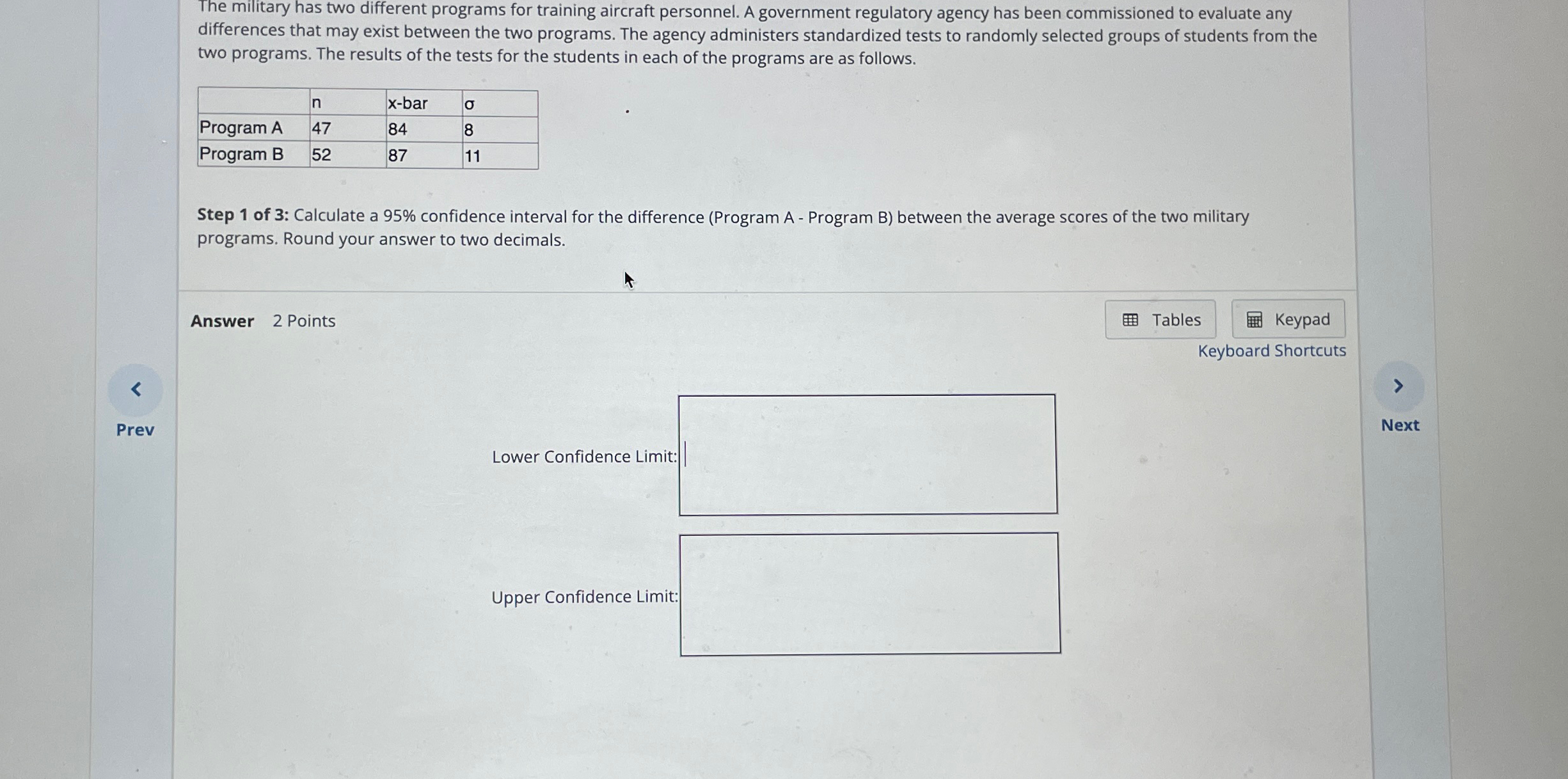Solved The military has two different programs for training | Chegg.com