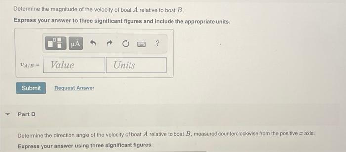 Solved Two boats leave the pier P at the same time and | Chegg.com