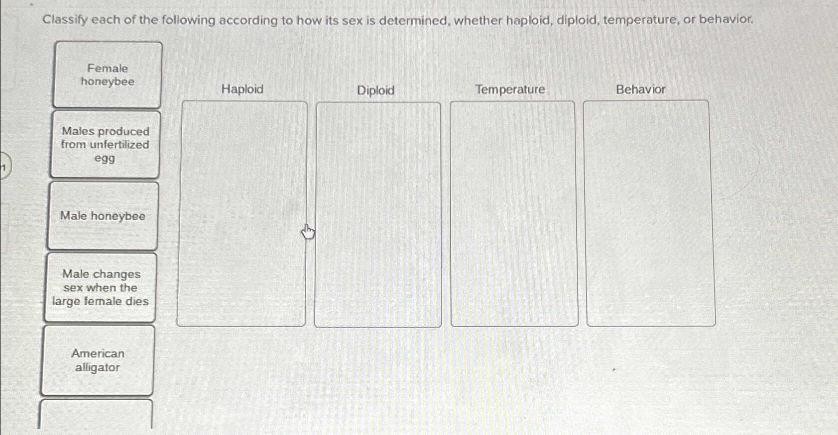 Solved Classify each of the following according to how its | Chegg.com
