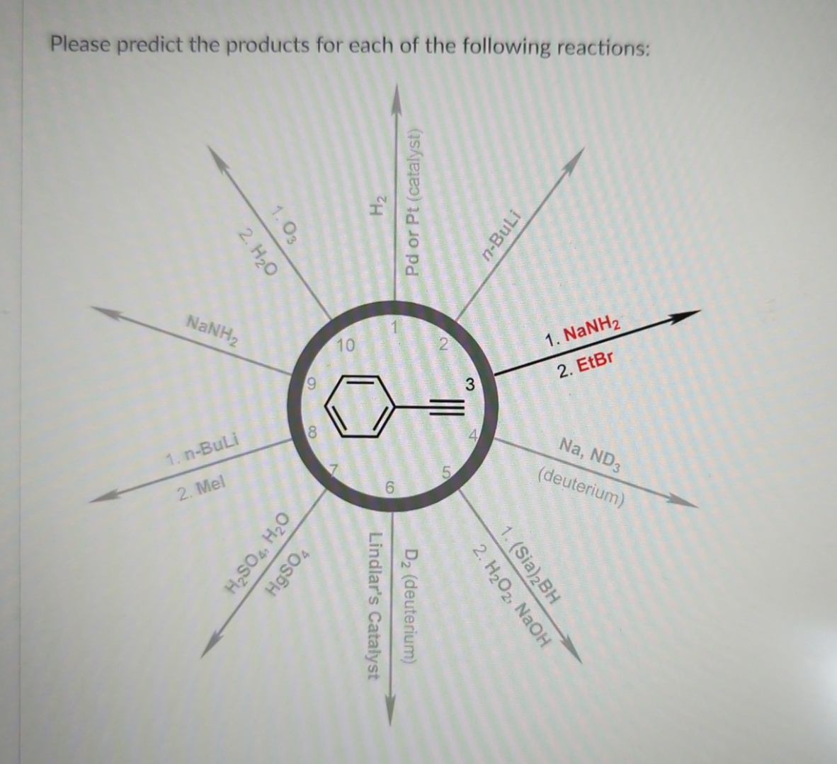 Solved Please predict the products for each of the following | Chegg.com Solved Please predict the products for each of the following | Chegg.com