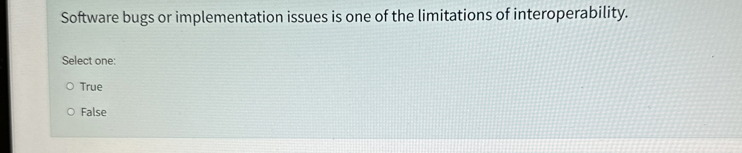 Software bugs or implementation issues is one of the | Chegg.com