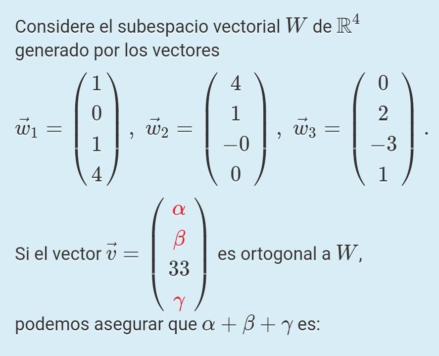 Solved Consider the vector subspace W of R4 spanned by the | Chegg.com
