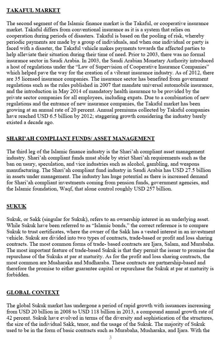 Case Study: Sadara’s Sukuk: A Road Map to Shari'ah | Chegg.com