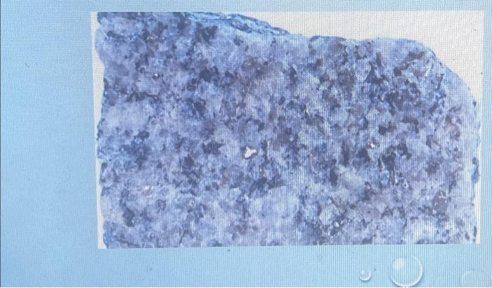 Solved Help Identify This Igneous Rock Texture Minerals 2981