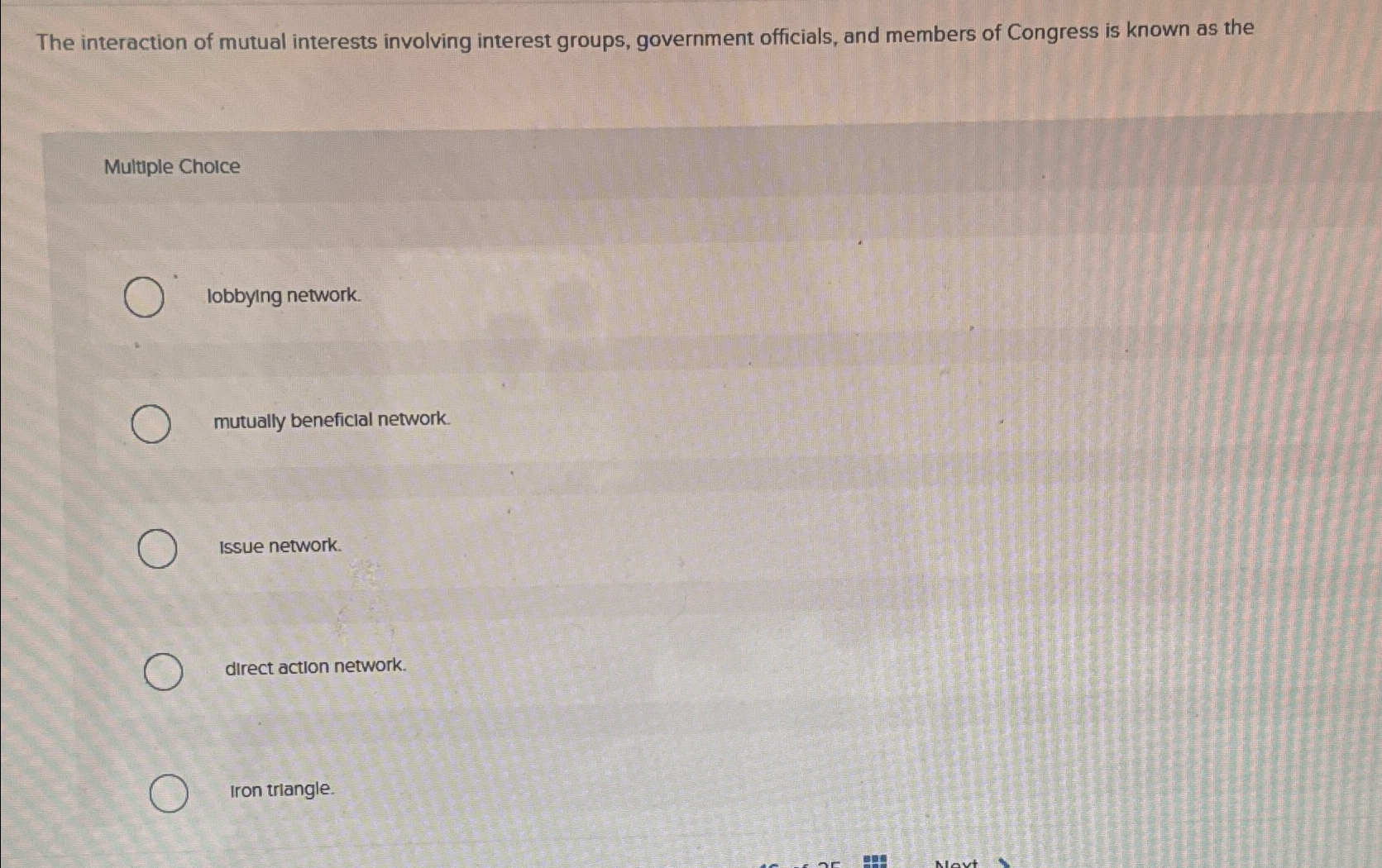 Solved The interaction of mutual interests involving | Chegg.com