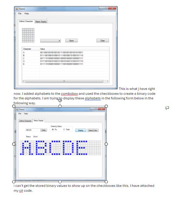 Solved private void DisplaySavedData() ﻿ { ﻿ // ﻿Clear | Chegg.com