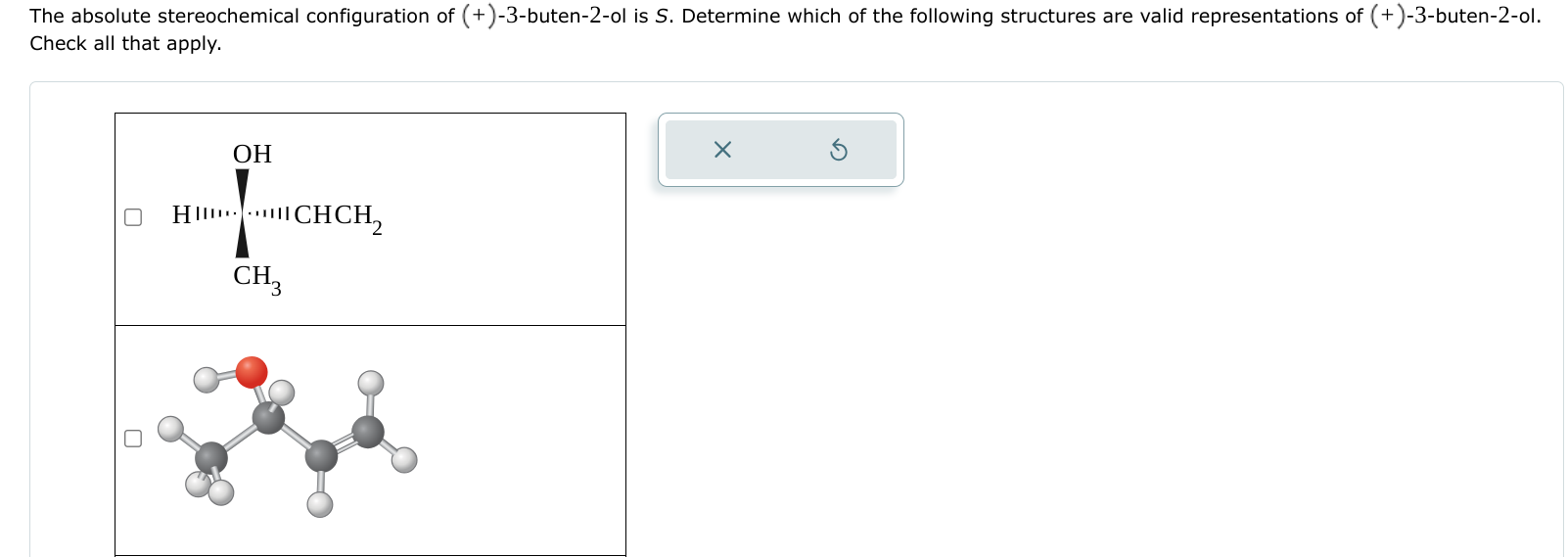 Solved None of the aboveThe absolute stereochemical | Chegg.com