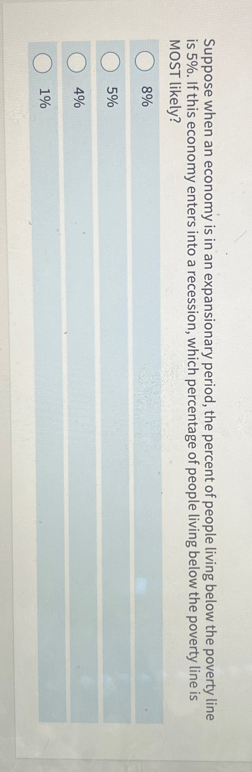 Solved Suppose when an economy is in an expansionary period, | Chegg.com