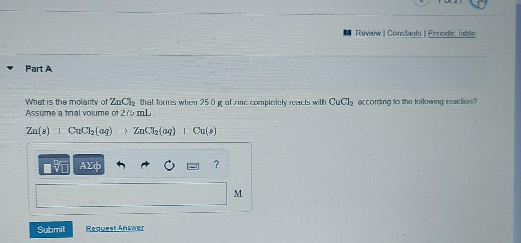 Solved Review Part A If 3.0 L of a 5.1 MSrCl2 solution is | Chegg.com
