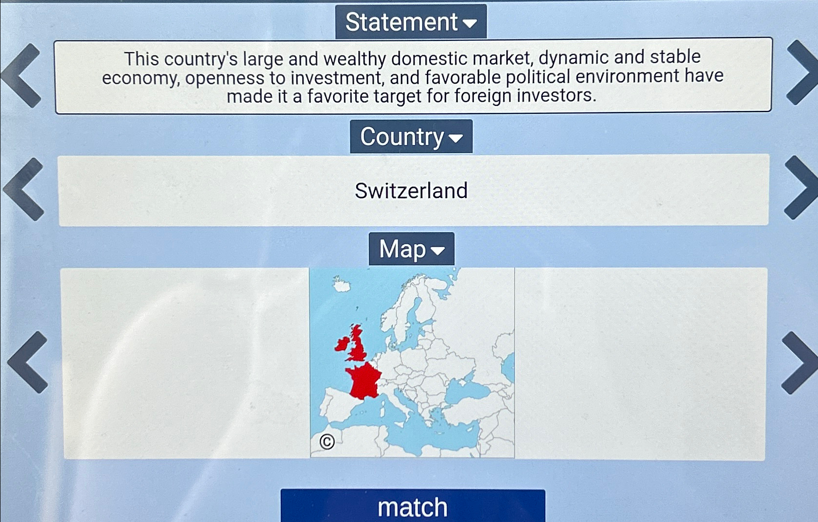 Solved This country's large and wealthy domestic market, | Chegg.com