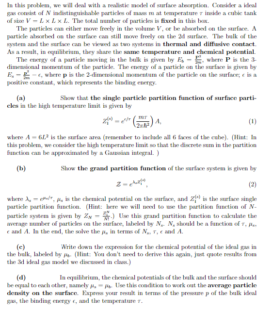 Solved In this problem, we will deal with a realistic model | Chegg.com