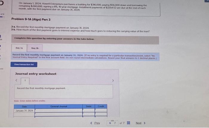 Solved Required information Problem 9-1A (Algo) Record and | Chegg.com