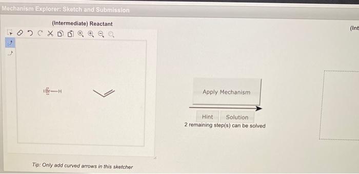 Solved Mechanism Explorer: Sketch and Submission | Chegg.com