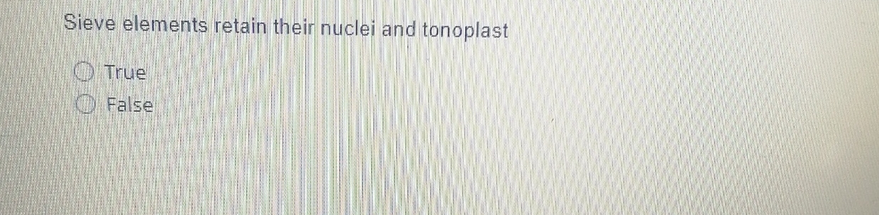 Solved Sieve elements retain their nuclei and | Chegg.com