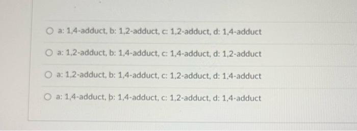 Solved When butadiene is treated with one equivalent of HBr | Chegg.com