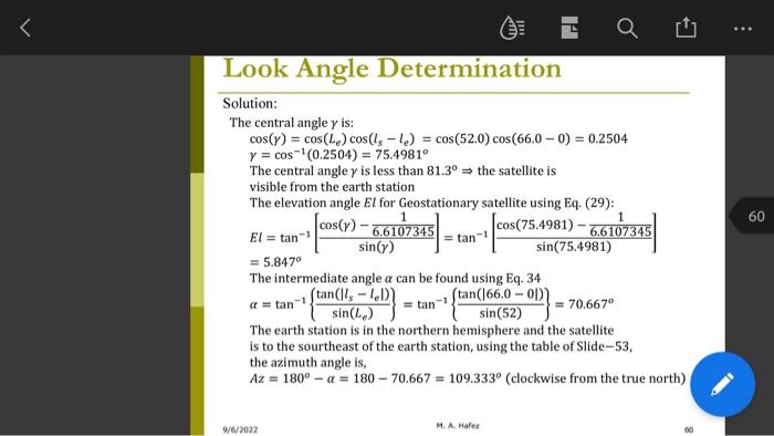 satellite communication subjectDevelop an excel sheet | Chegg.com