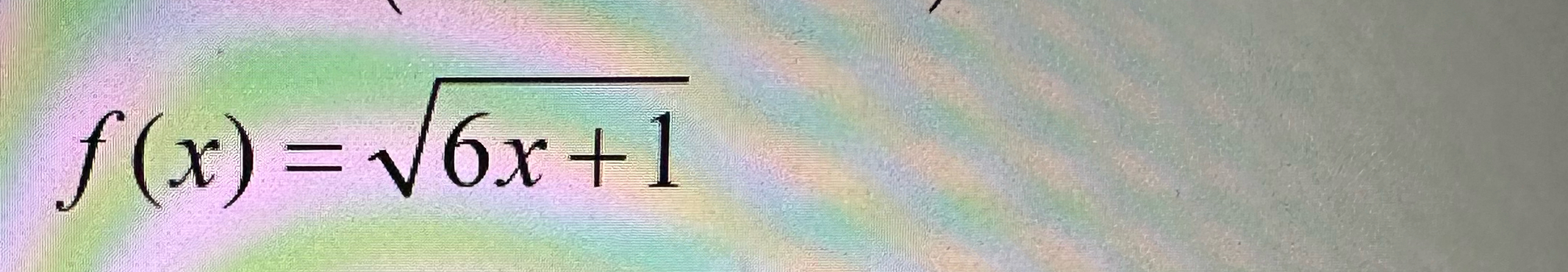 Solved Find the derivative using chain rule f(x)=6x+12 | Chegg.com